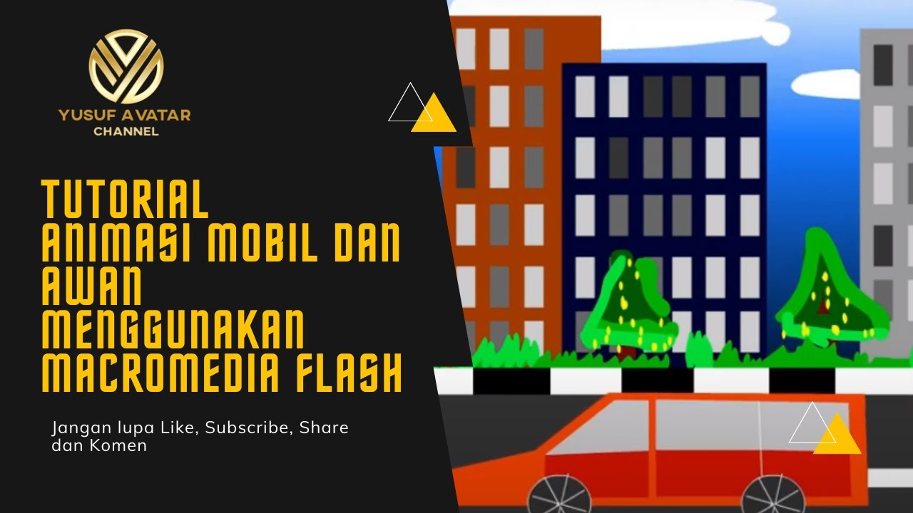 Tutorial Animasi Mobil dan Awan dengan Macromedia Flash - YouTube
