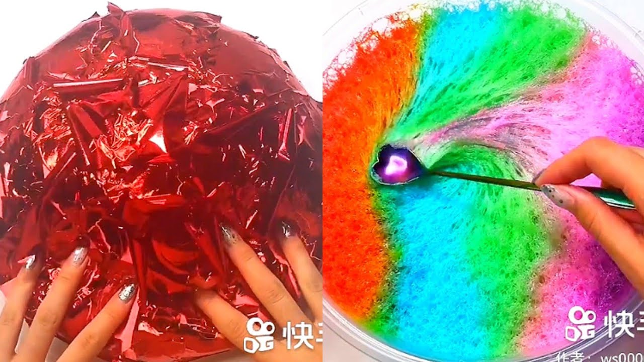Satisfying slime videos//Most relaxing slime videos compilation ...