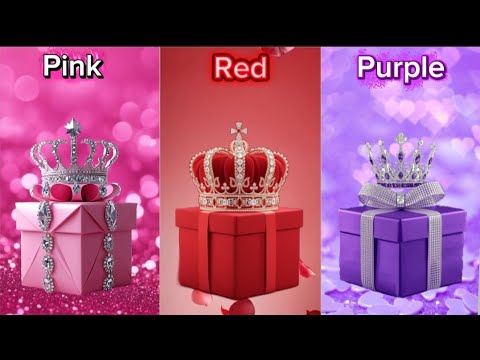 Choose your gift #chooseyourgift #pink #red #purple #gift 