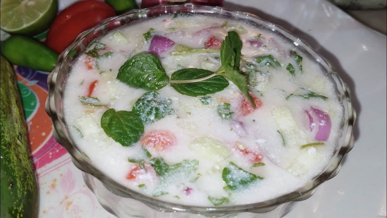 Kachumber recipe I special biriyani raita I cumcumber raita recipe in ...