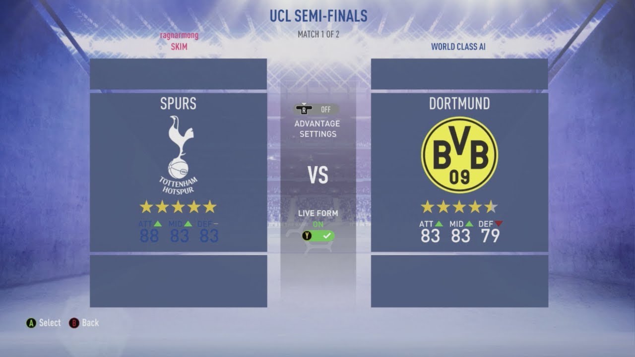 Tottenham v Borussia Dortmund | Predicted Line Up | FIFA Match Preview ...
