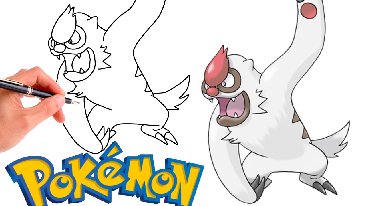 How To Draw VIGOROTH POKEMON #288 | Generation 3 - YouTube