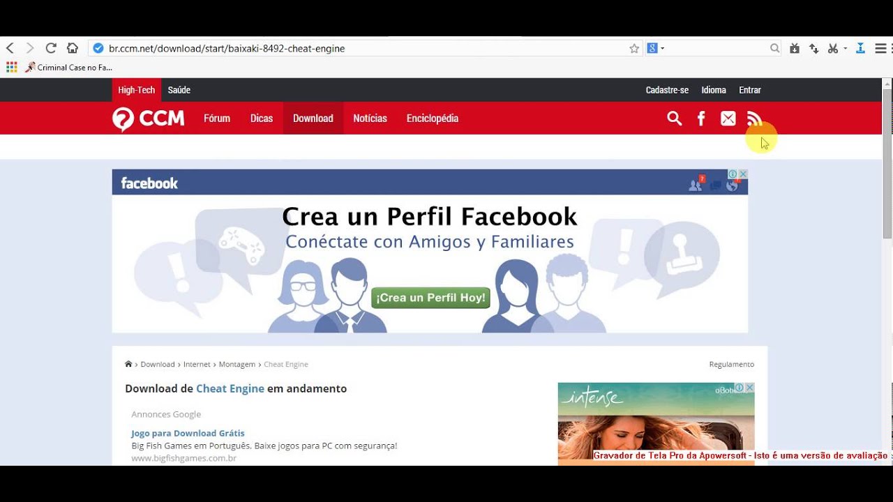 como baixa o melhor Cheat Engine que funciona e é sem vírus - YouTube