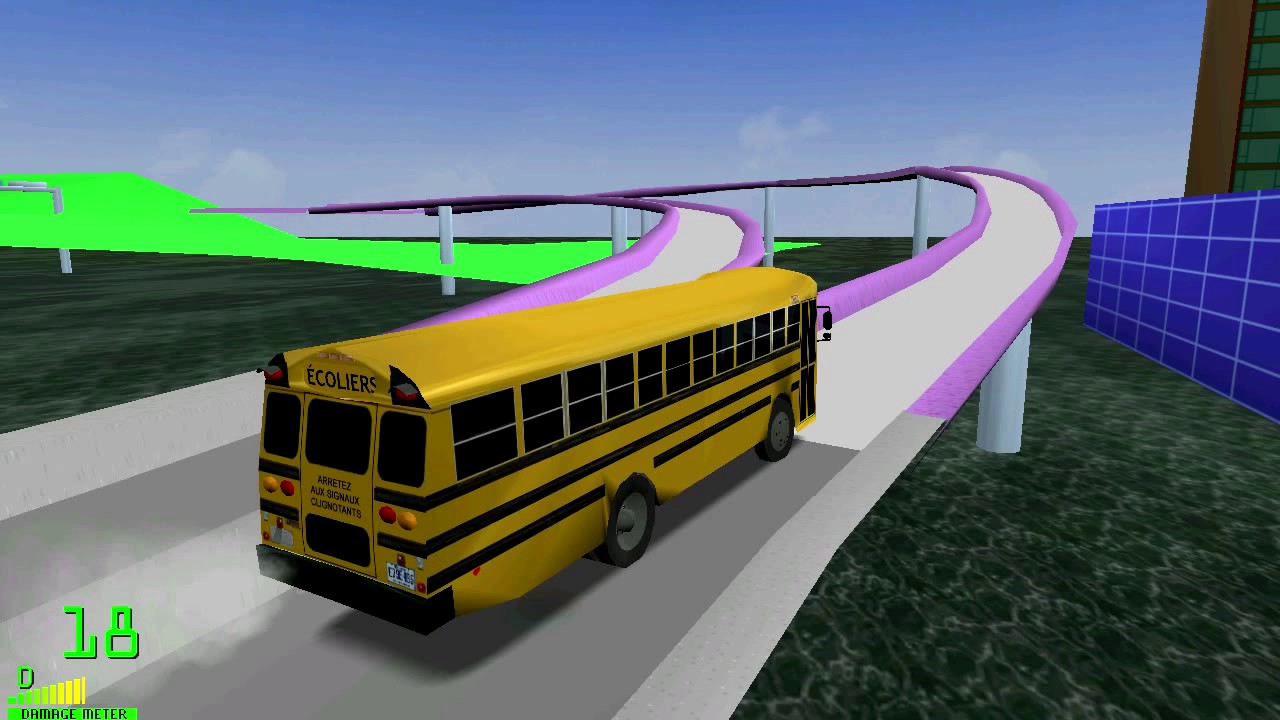 mm2 tour (908) School bus Thomas MVP 1997 Ecoliers in Friction Valley ...