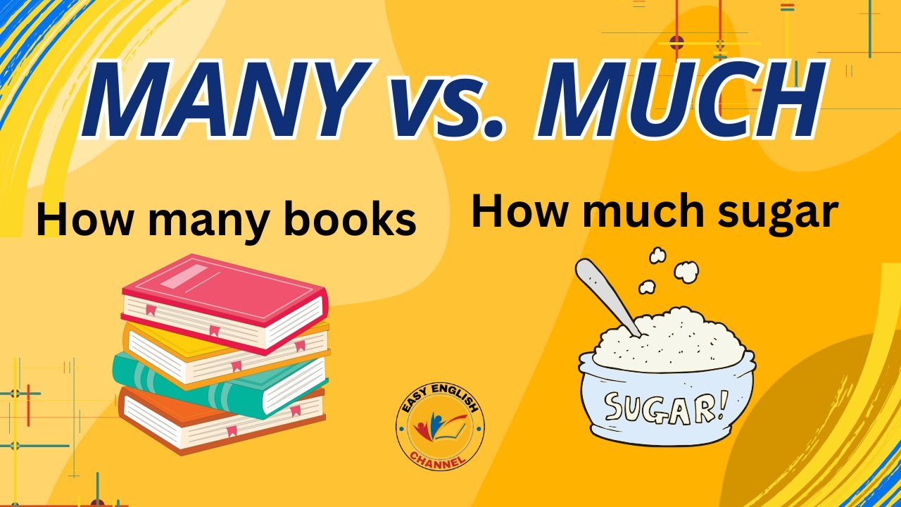 MANY vs. MUCH – Simple Explanation for Beginners! with 20 example/# ...