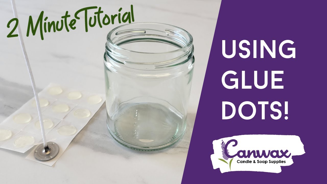 Using Glue Dots when Making Candles! - YouTube