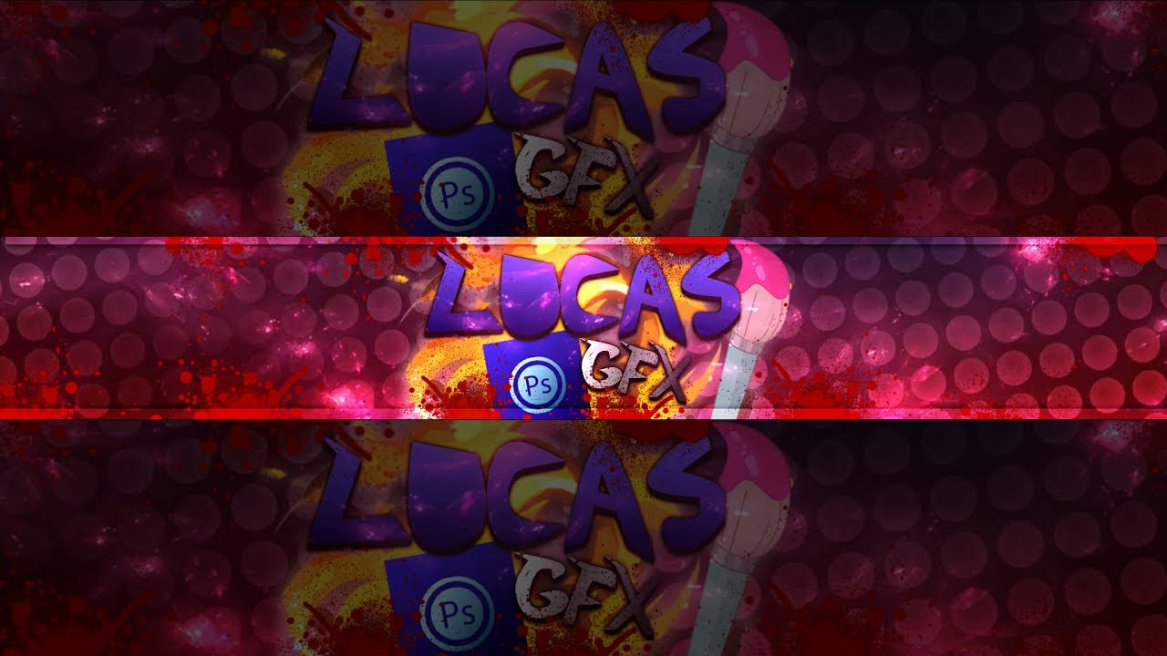 Speed art #2 Banner para Lucas GFX - YouTube