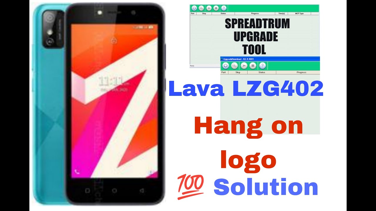 Lava LZG402 hang on logo Issue Recovery by flashing #lava # ...