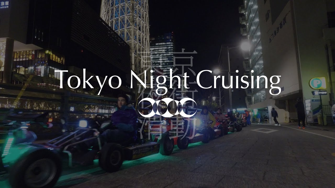 Tokyo Night Cruising 13 : Kanda → Ueno → Asakusa → Sky Tree Tower 【4K ...