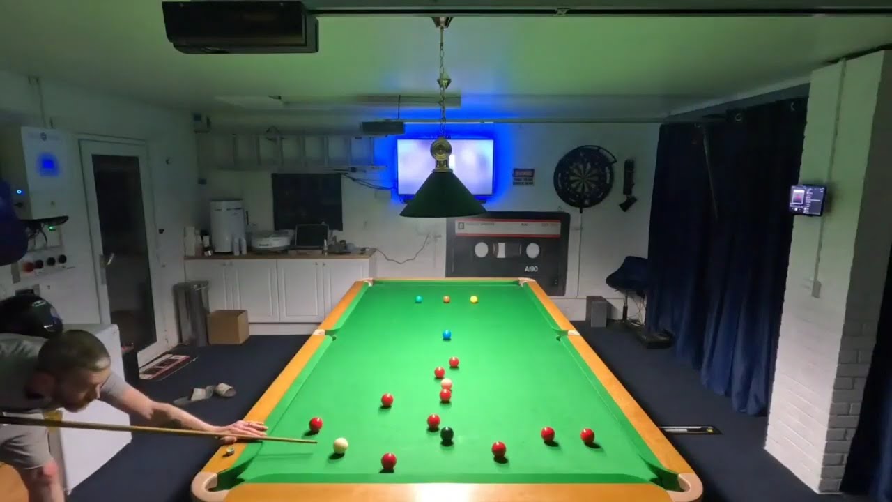 Maximum Break - 3 mins 50 secs. 9 Foot Snooker (9 month progress) - YouTube