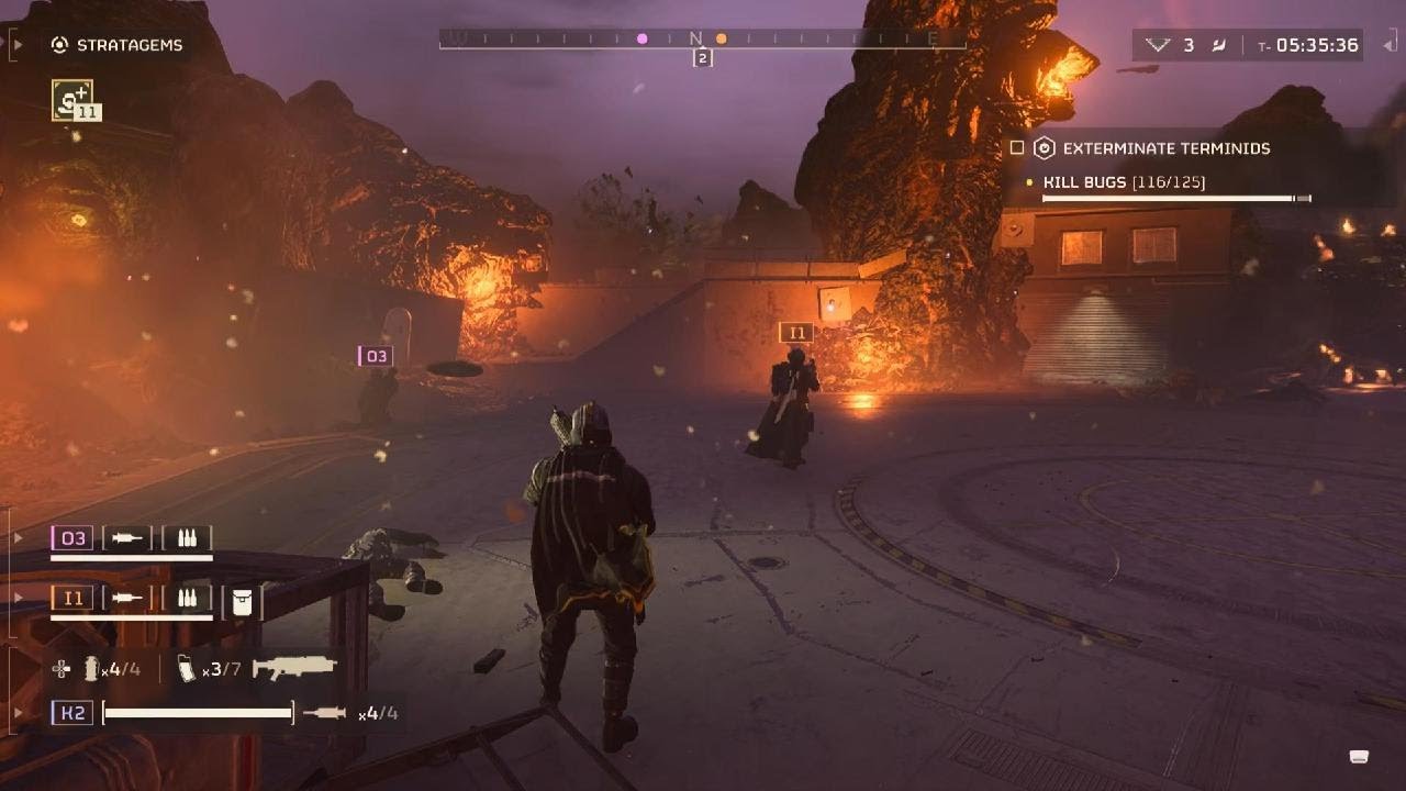 HELLDIVERS 2 weird bug - YouTube