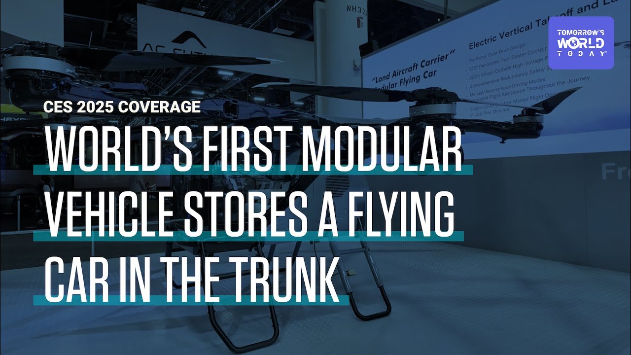 World's First Modular Vehicle at CES 2025 Stores a Flying Car in the ...