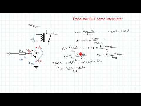 Transistor BJT como interruptor en Proteus - YouTube