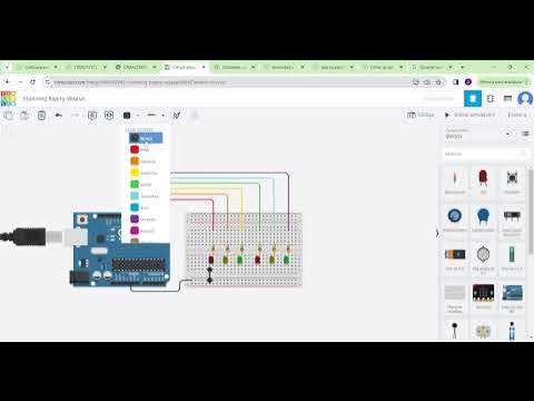 semáforo doble con Arduino en TINKERCAD - YouTube