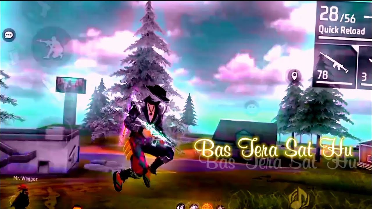 Bas Tera Sat Hu 🤯🔥 || Free fire Best sync montage || Free fire #shorts ...