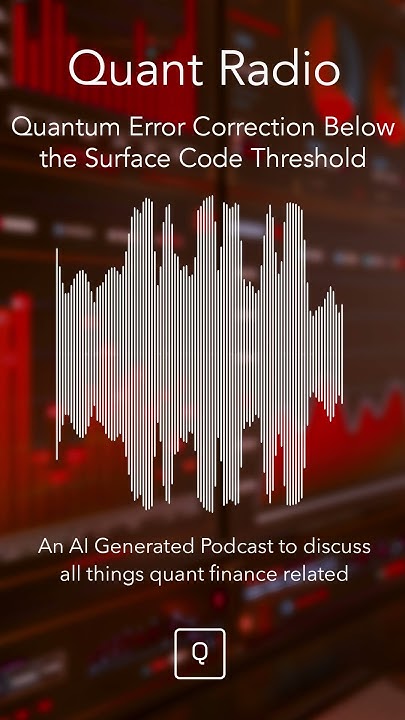 Quantum Error Correction Below the Surface Code Threshold Part 2 #quantumcomputing - YouTube