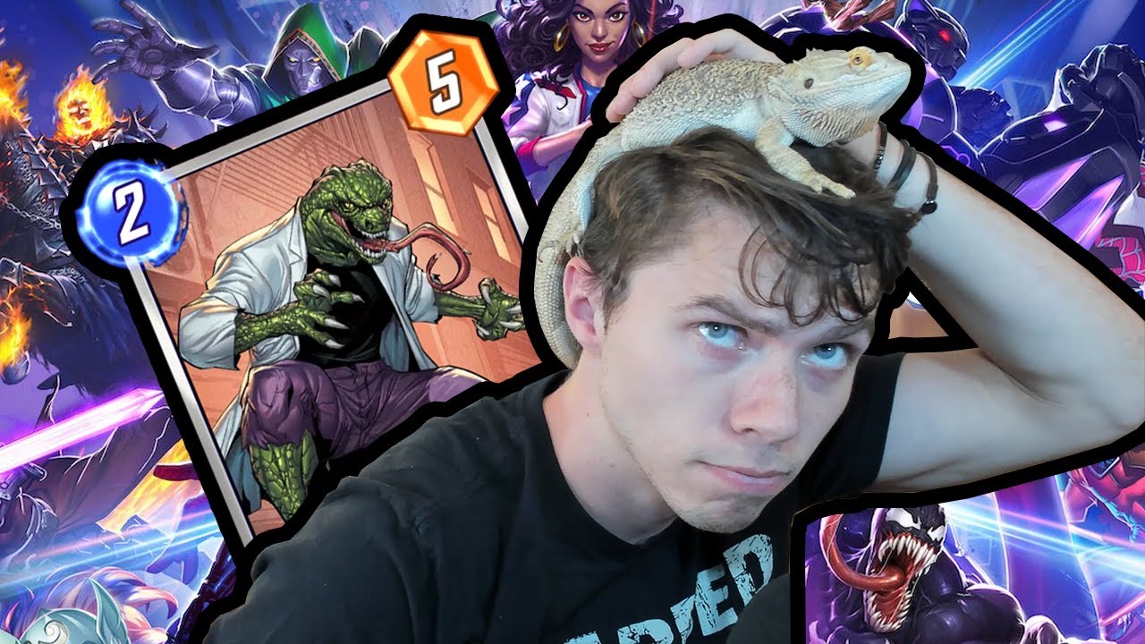 World's First Lizard Deck With A REAL LIZARD?? - YouTube
