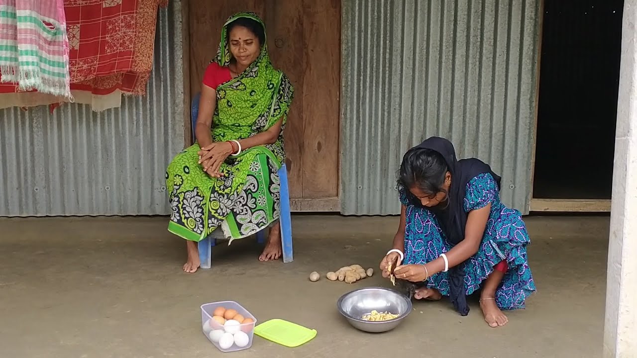 Ajke Amader Gacher Bangi Abaro paklo | Our Simple Village Life Vlog ...