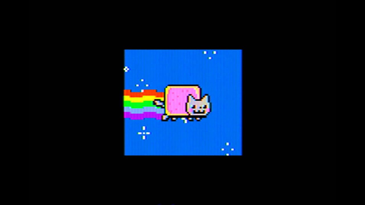 Nyan cat running on a Parallax Propeller MCU - YouTube