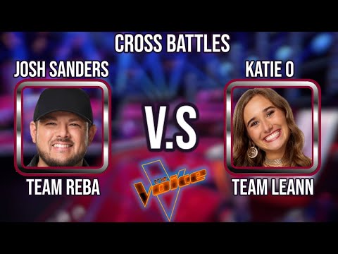 Josh Sanders V.S Katie O | The Voice Season 26 Cross-Battles | 2024 ...