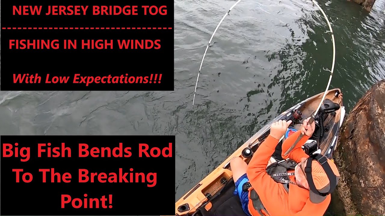 New Jersey Tog (Blackfish Tautog) - Fishing in High Winds with Low ...