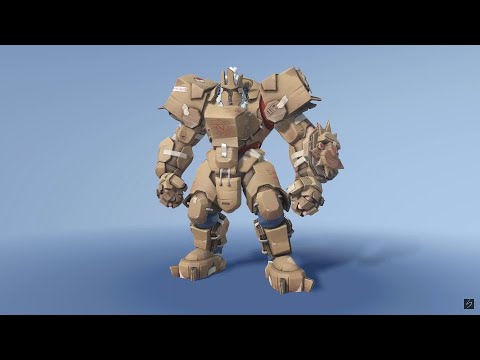 NEW Cardboard Reinhardt Skin! - Overwatch 2 Item Shop - YouTube