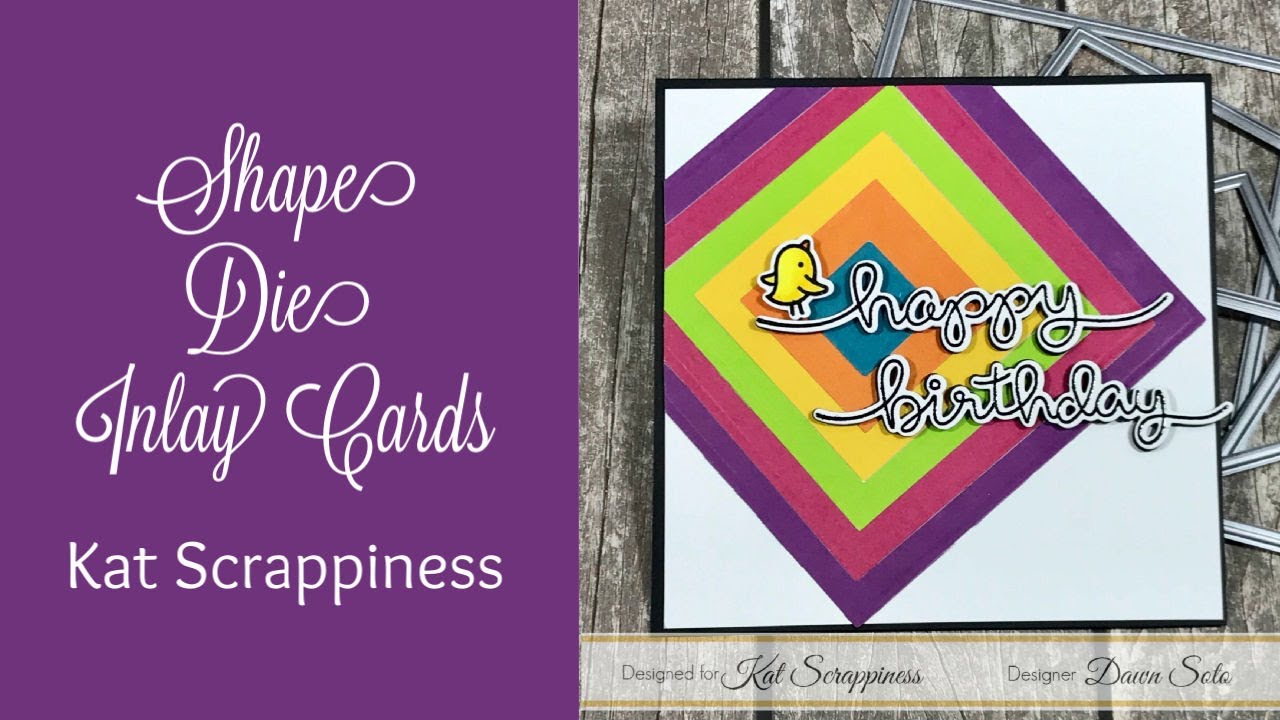 Embossed Edge Inlay Cards - YouTube