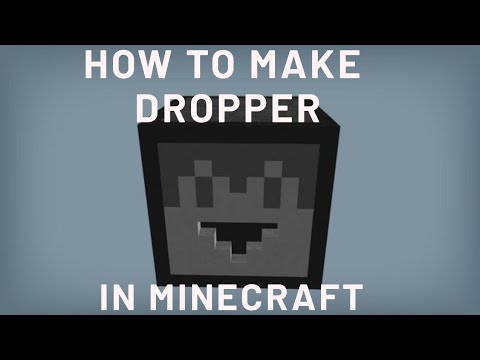 How to make dropper in Minecraft in 2020 | Dropper Minecraft ...