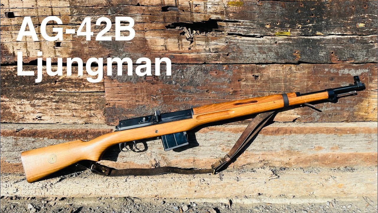 Swedish AG-42B (Automatgevär) - YouTube
