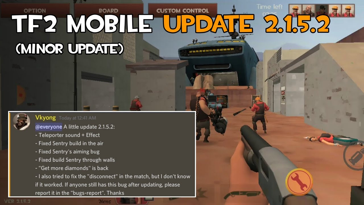 TF2 Mobile Update 2.1.5.2 (Minor Update) - What's New? | HADY - YouTube