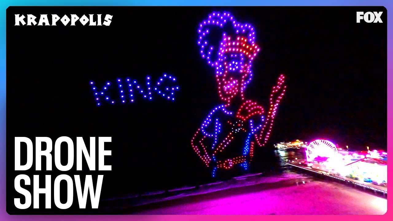 Krapopolis Drone Show at the Santa Monica Pier | Krapopolis - YouTube