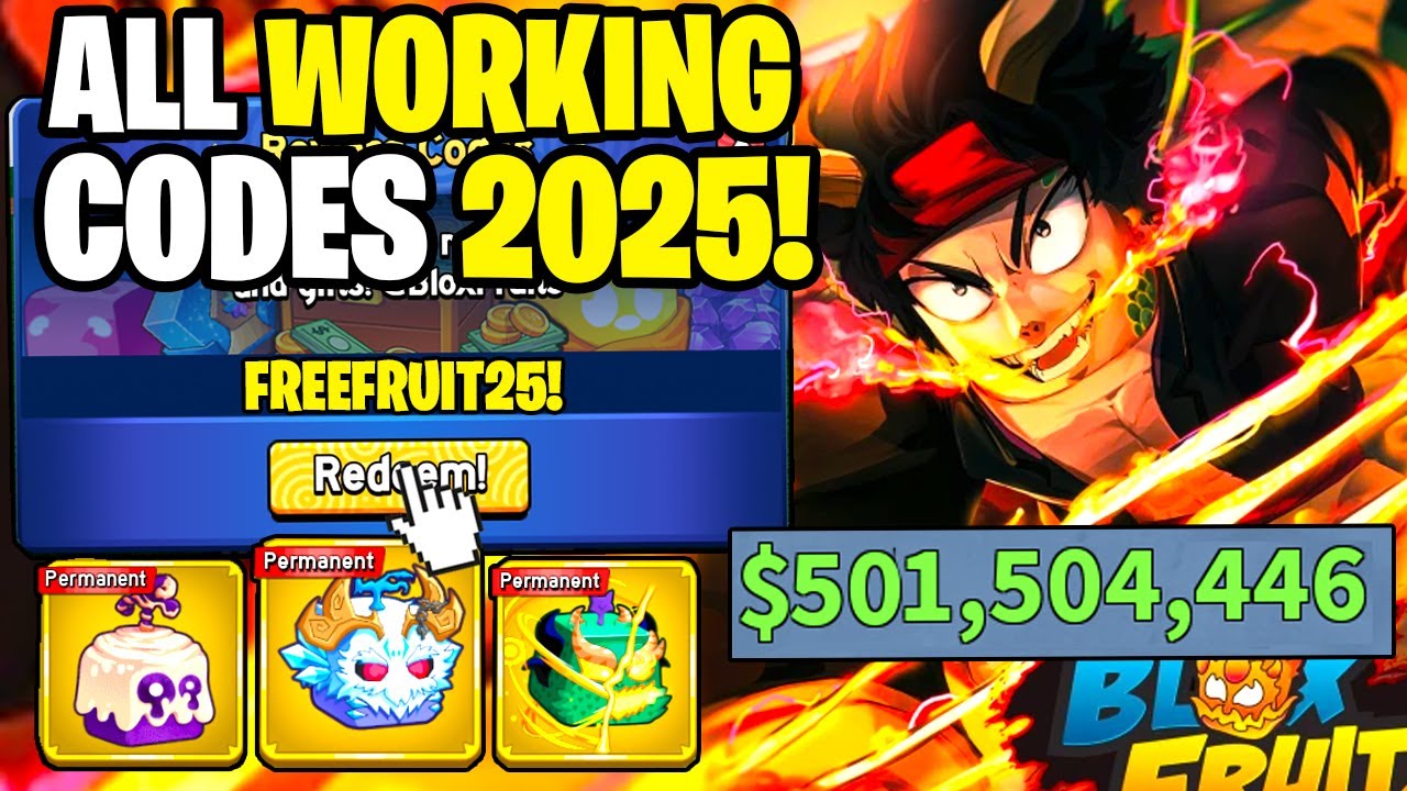 *NEW* ALL WORKING CODES FOR BLOX FRUITS IN MARCH 2025! ROBLOX BLOX ...