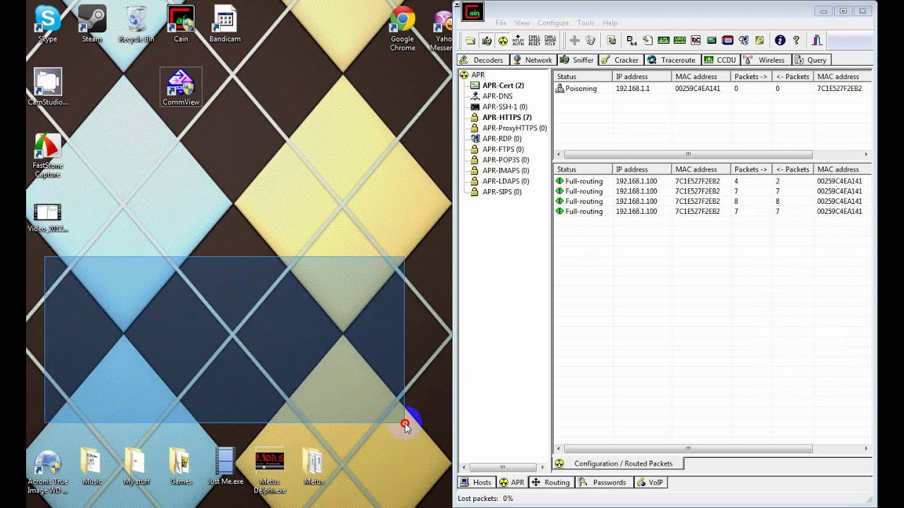 Cain&Abel and CommView Tutorial - YouTube