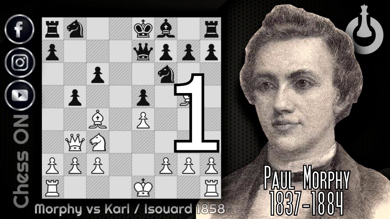 Paul Morphy's Best Chess Tactics - 1 - YouTube