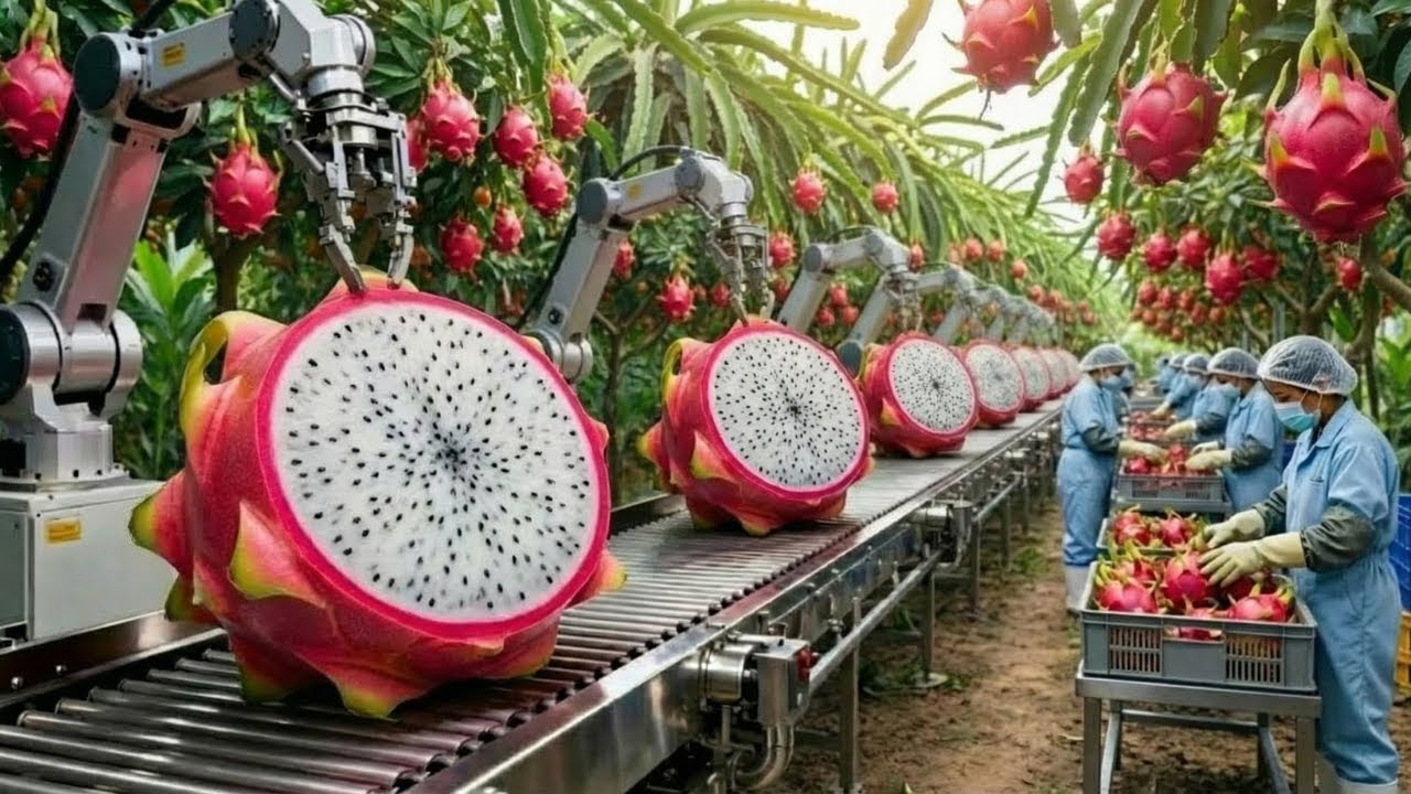How Dragon Fruit Is Made: From Greenhouse Farming to Modern Processing ...