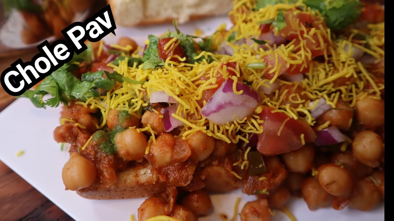 Chole Pav Chaat in Tamil | Channa Pav Recipe | Channa Chaat | Chole Bun ...