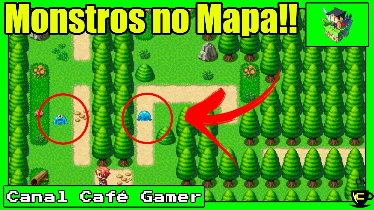 Como colocar os MONSTROS no MAPA? RPG Maker Tutorial - YouTube