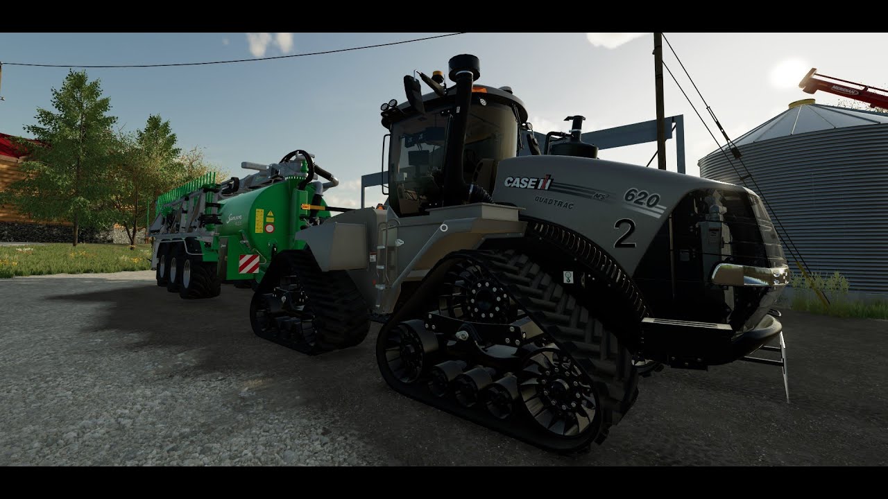 added another Case 620 quadtrac to the fleet (Edgewater FS22) - YouTube