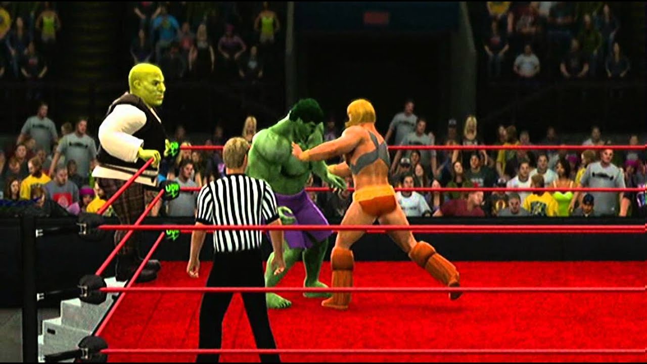 Shrek/The Hulk vs. He-Man/Lion-O (Request) - YouTube