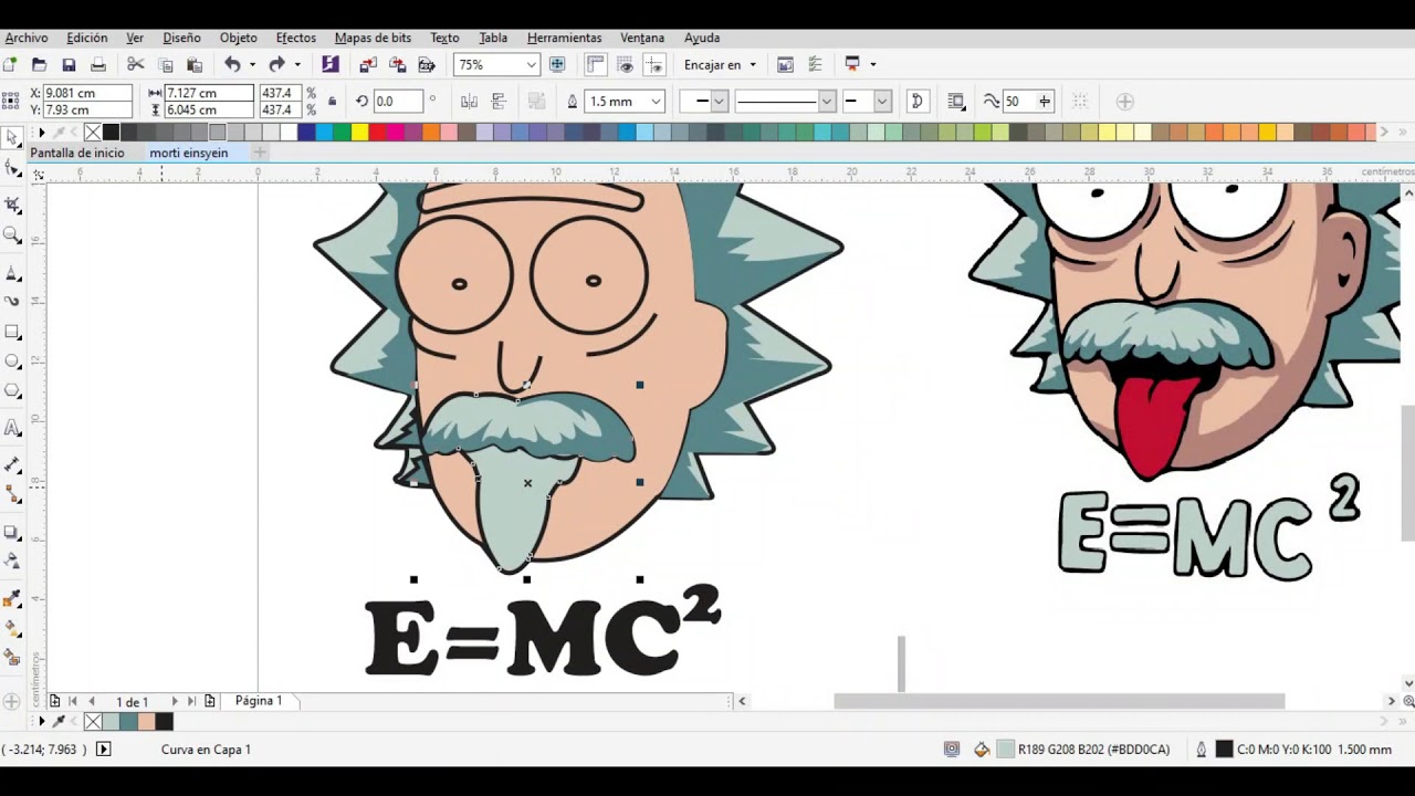 RICK EINSTEIN, de rick y morty - YouTube
