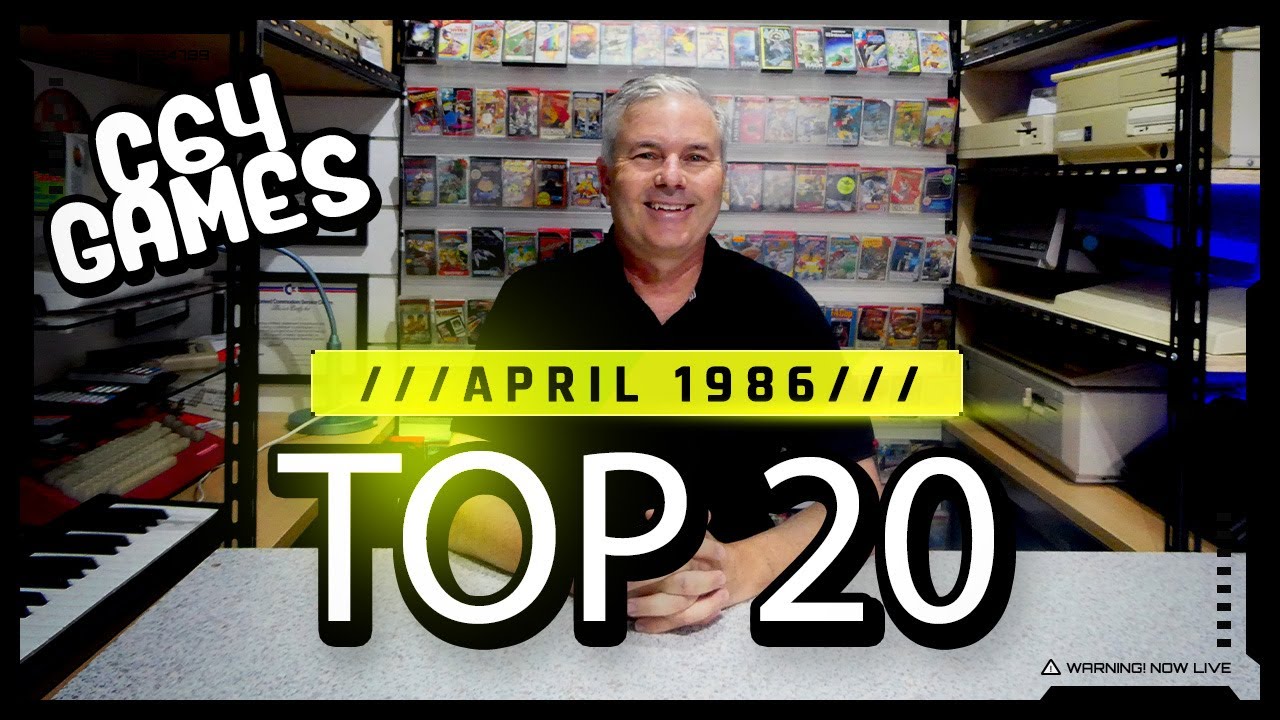 Top 20 C64 Games - April 1986 - Gallup UK - YouTube