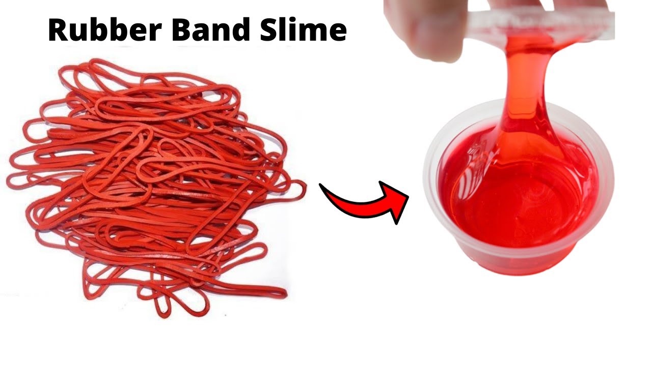 Rubber Band Slime | Fluffy Slime | Diy Homemade Slime - YouTube