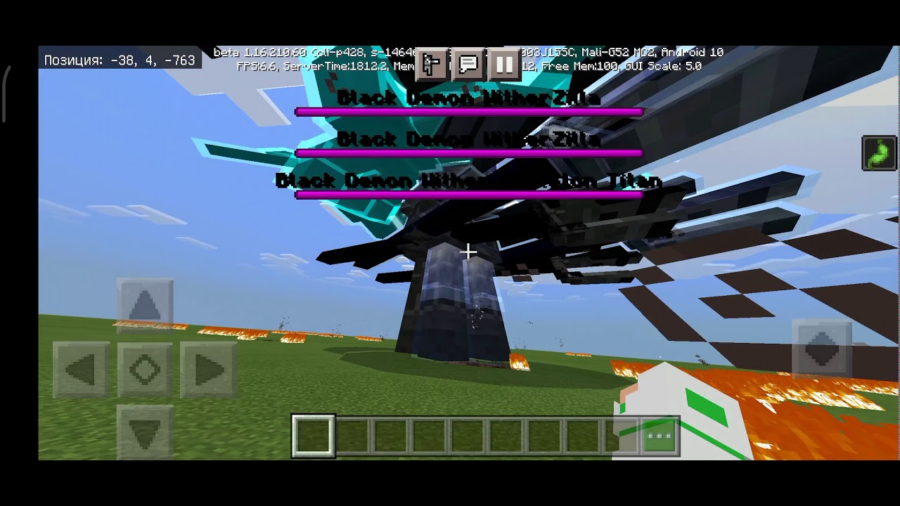 wither storm vs black Demon witherzilla - YouTube