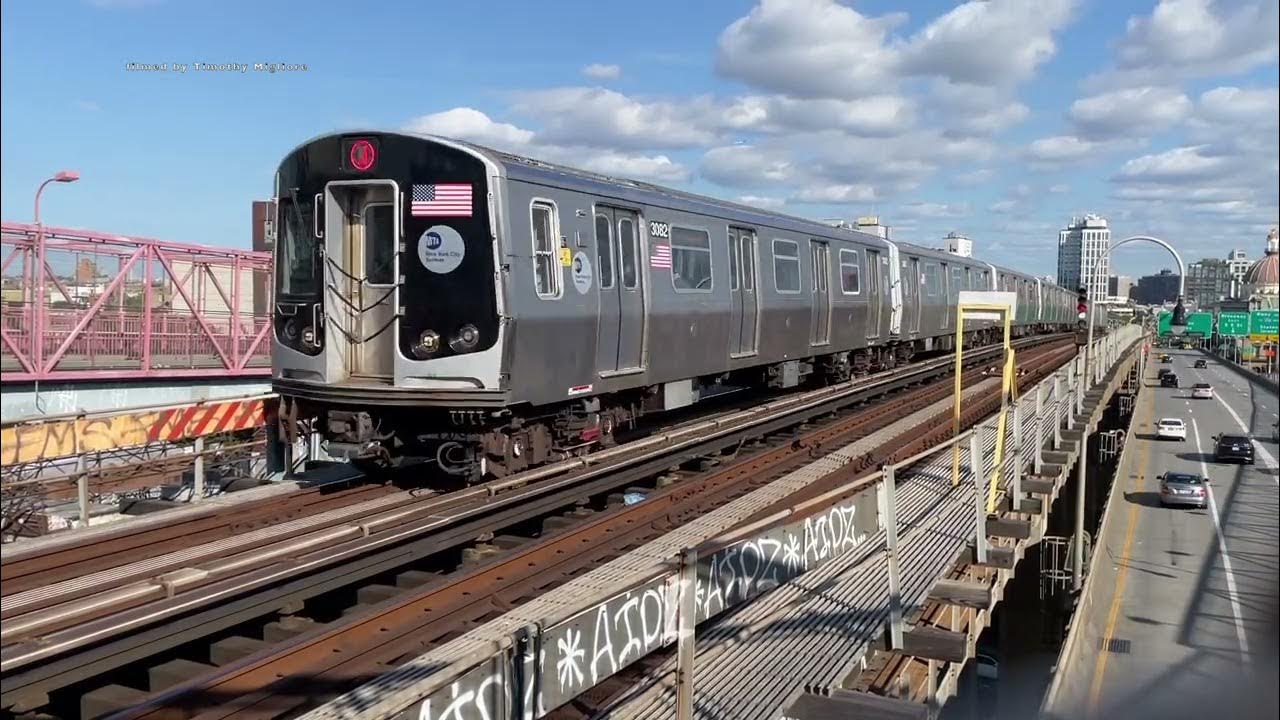 New York Subway over the Williamsburg Bridge - Such a Fun Place to Film! (J/Z/M Trains ...