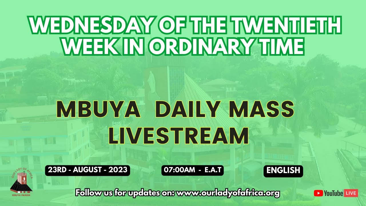 Catholic Mass Today | Daily TV Mass, Wednesday August 23, 2023 - YouTube