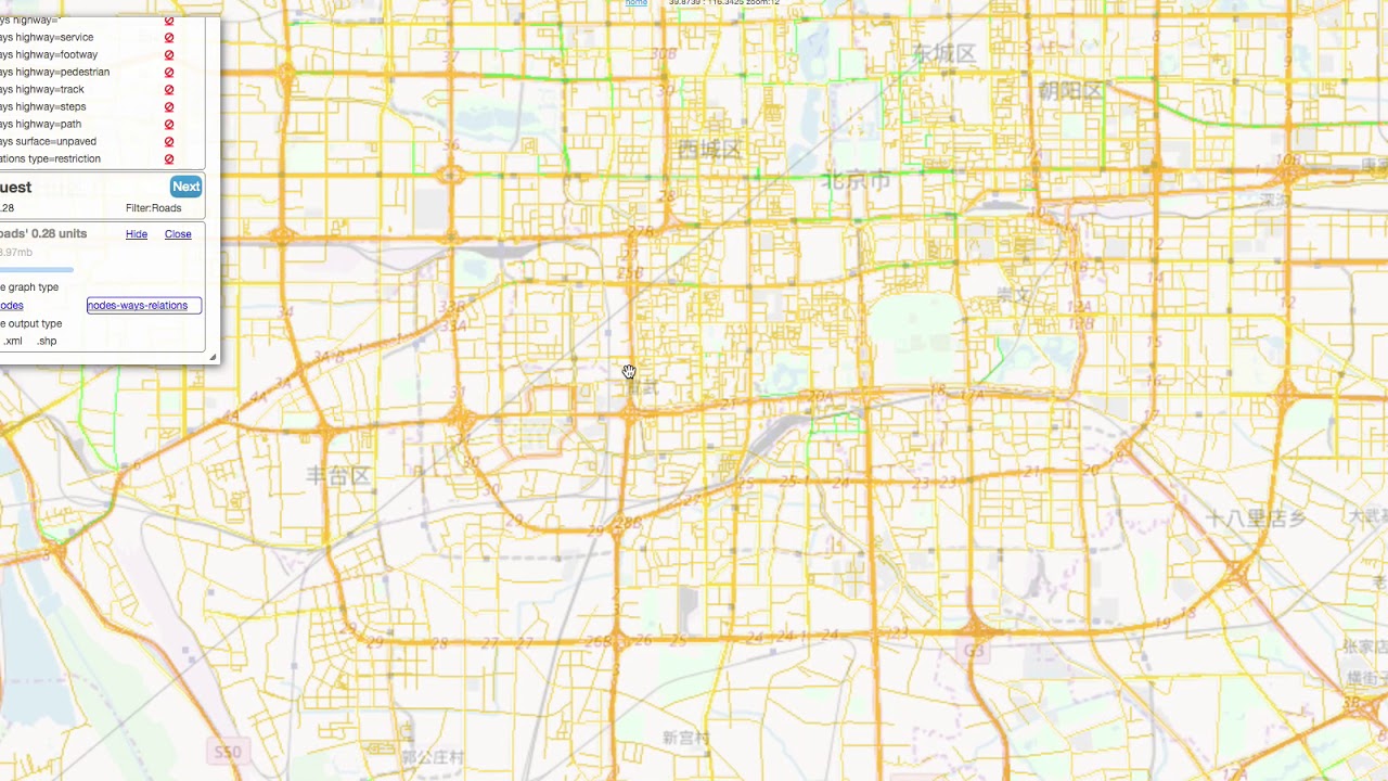 OSM download with OSM-traffic.com tool - YouTube