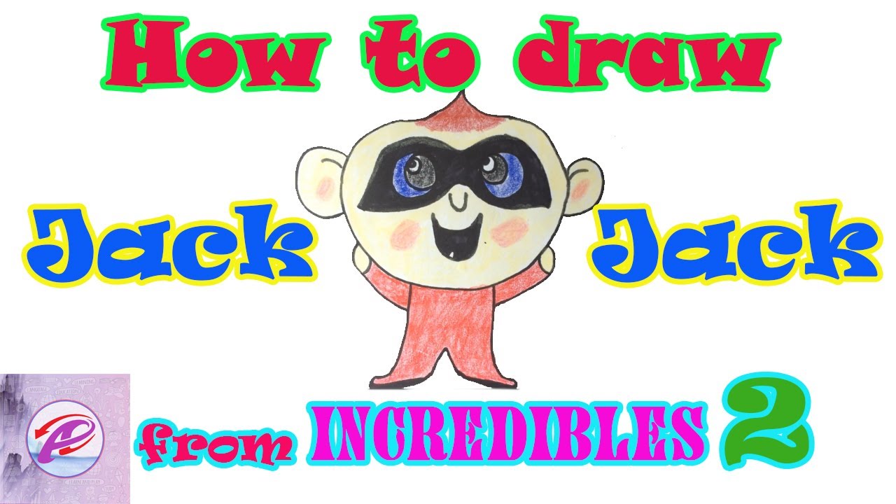 How to draw a Jack Jack from Incredibles 2 | Art drawing KH. - YouTube