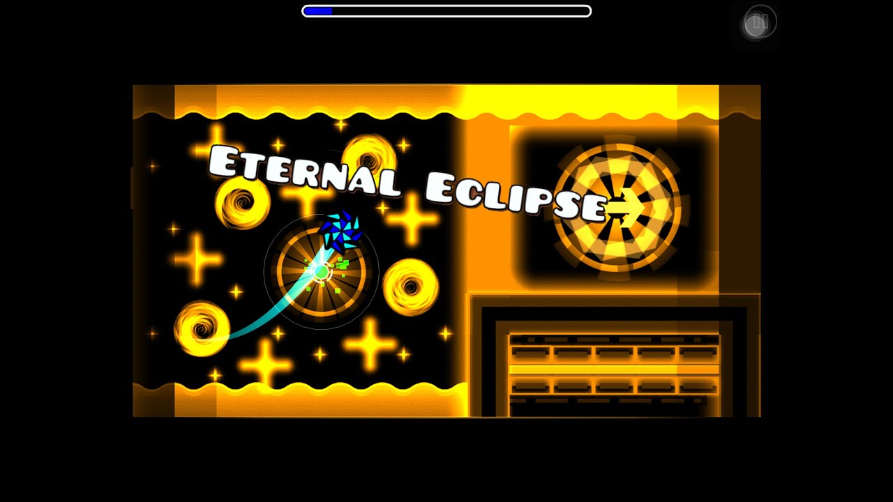 Geometry Dash level Eternal Eclipse - YouTube