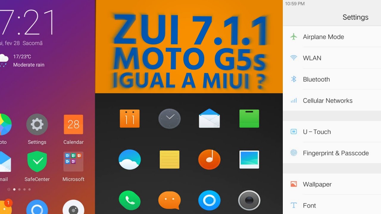 [ROM 7.1.1] ZUI 3.1 Moto G5S - YouTube