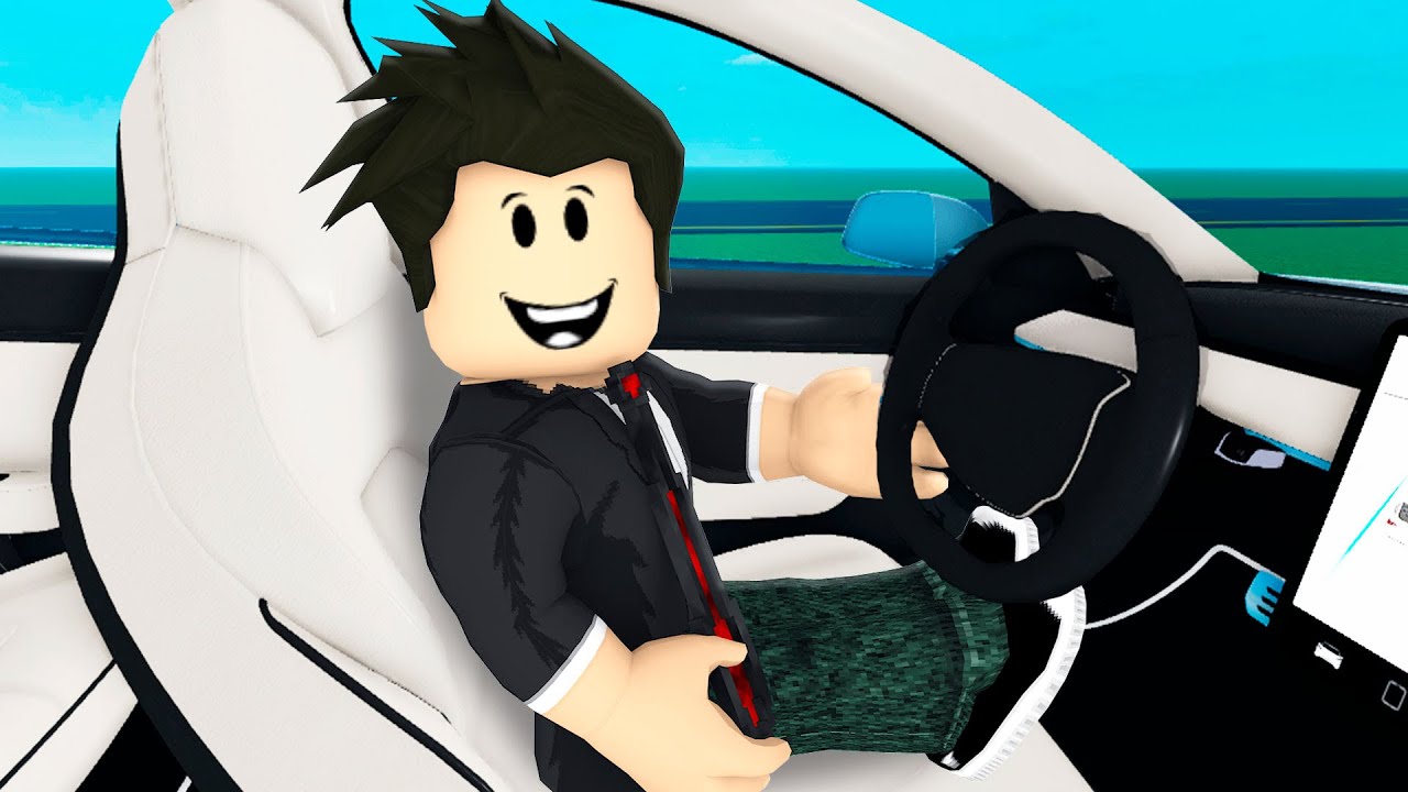 LEVANDO SUSTO NO CARRO | Roblox - Self Driving Simulator - YouTube